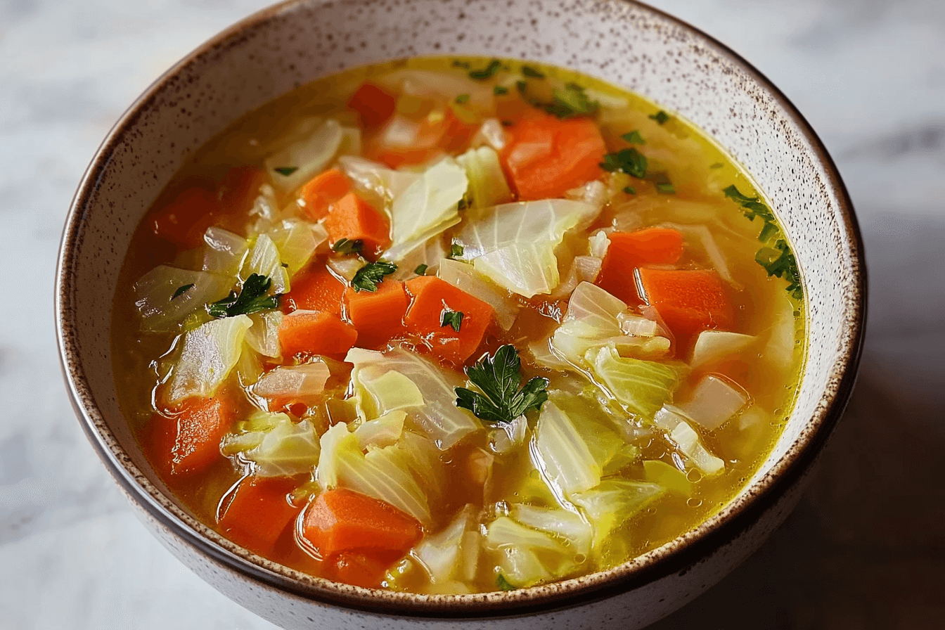 Instapot Detox Soup with Cabbage
