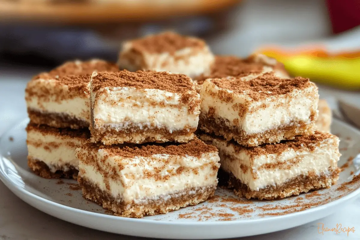 Snickerdoodle Cheesecake Bars | Easy & Creamy Dessert
