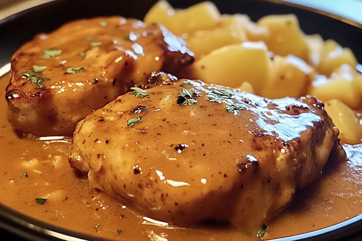 Crock Pot Smothered Chicken Chops Recipe – Easy & Flavorful Comfort ...