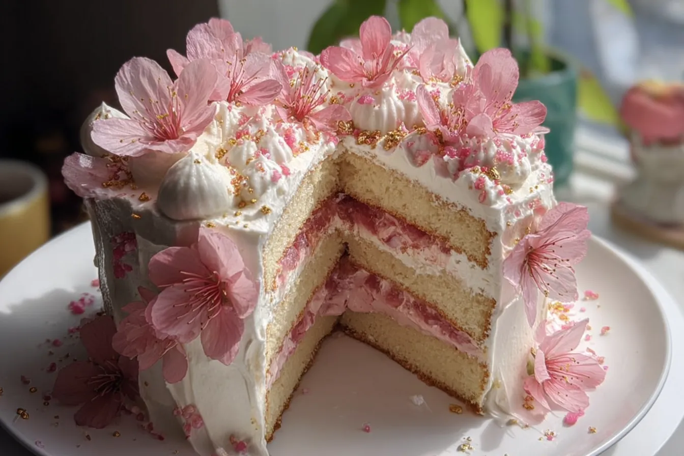 Cherry Blossom Dream Cake: Sweetness You Can’t Resist
