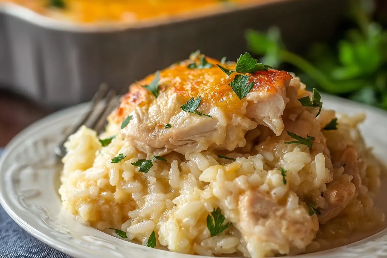 Angel Chicken Rice Casserole: Irresistibly Creamy and Delicious