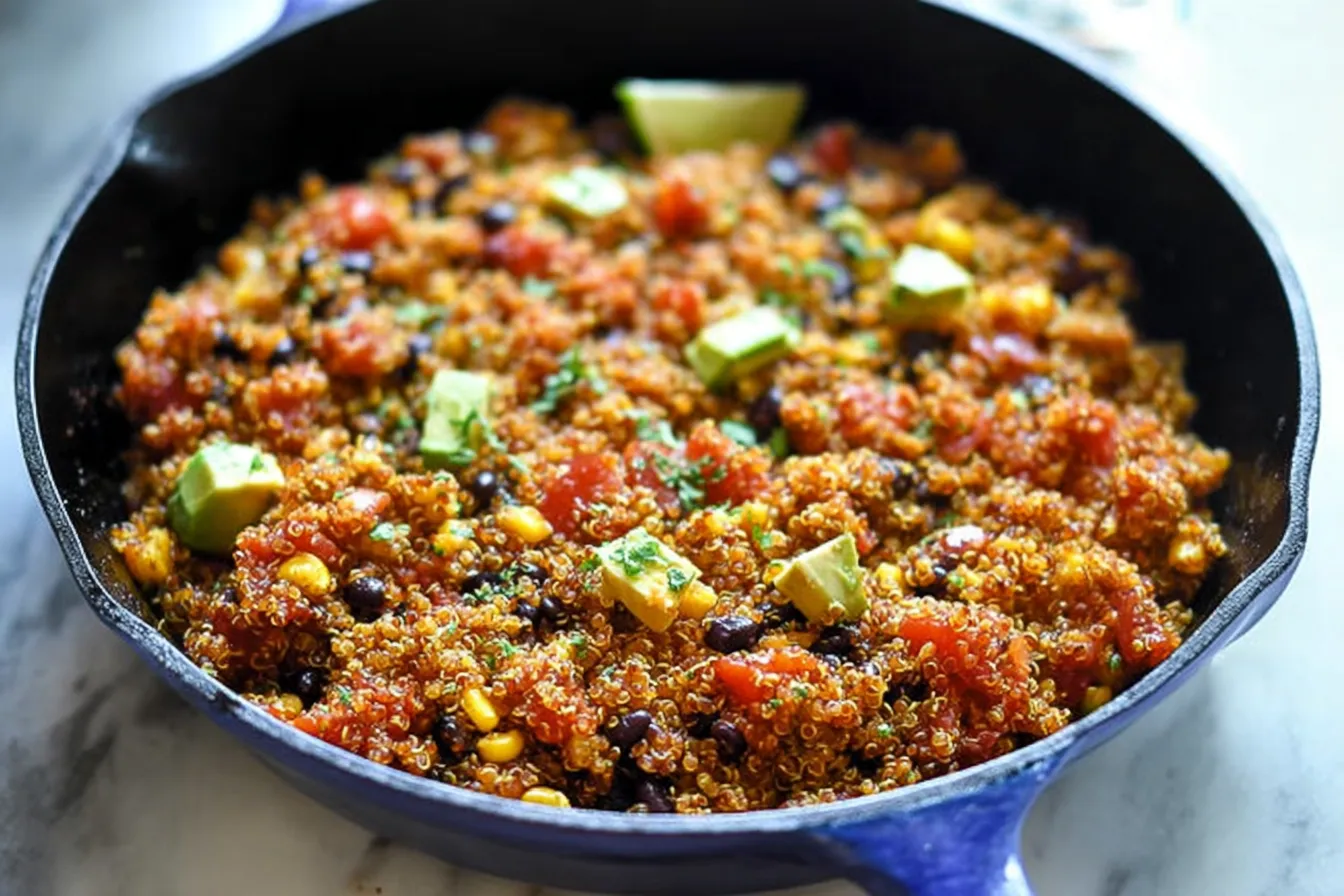 One Pan Mexican Quinoa: Quick & Flavorful Weeknight Meal