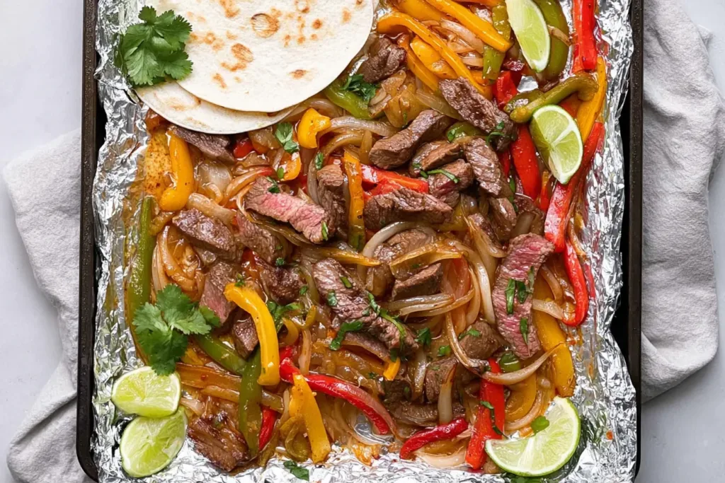 Sheet Pan Steak Fajitas: Tasty, Easy, and Quick to Make!