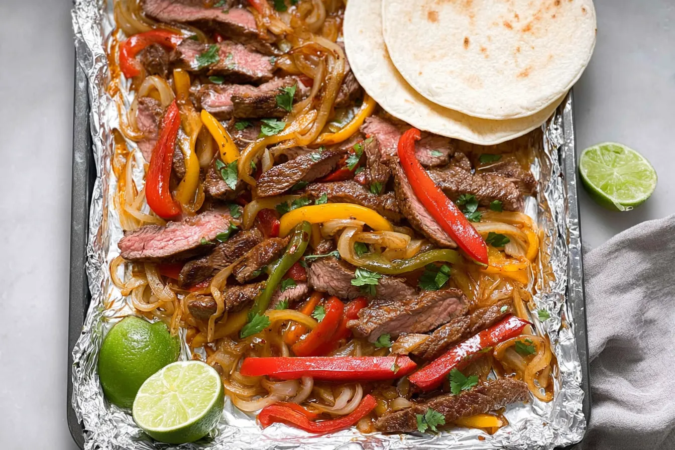 Sheet Pan Steak Fajitas: Tasty, Easy, and Quick to Make!