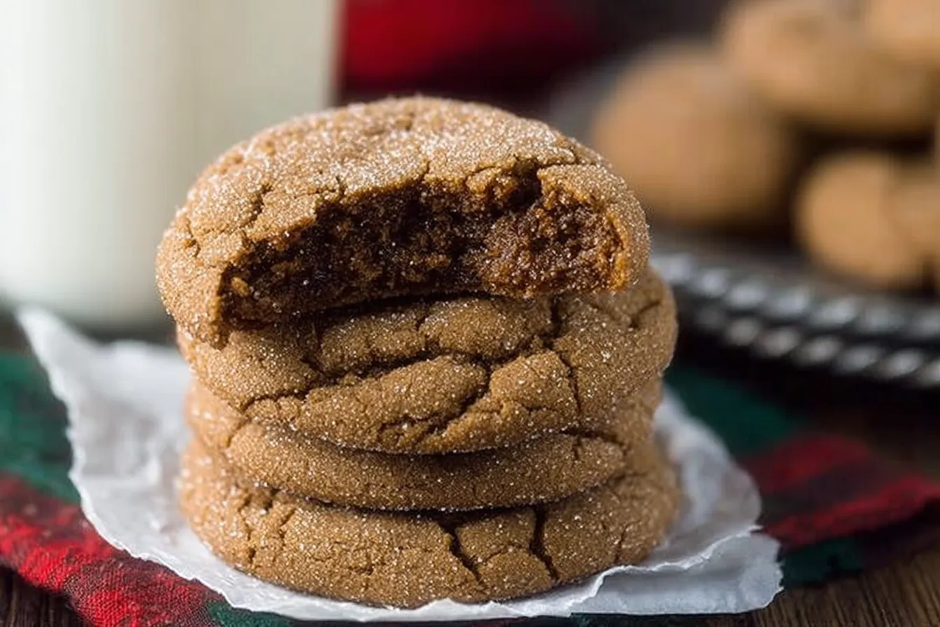 Soft & Chewy Ginger Molasses Cookies: Comfort in Every Bite