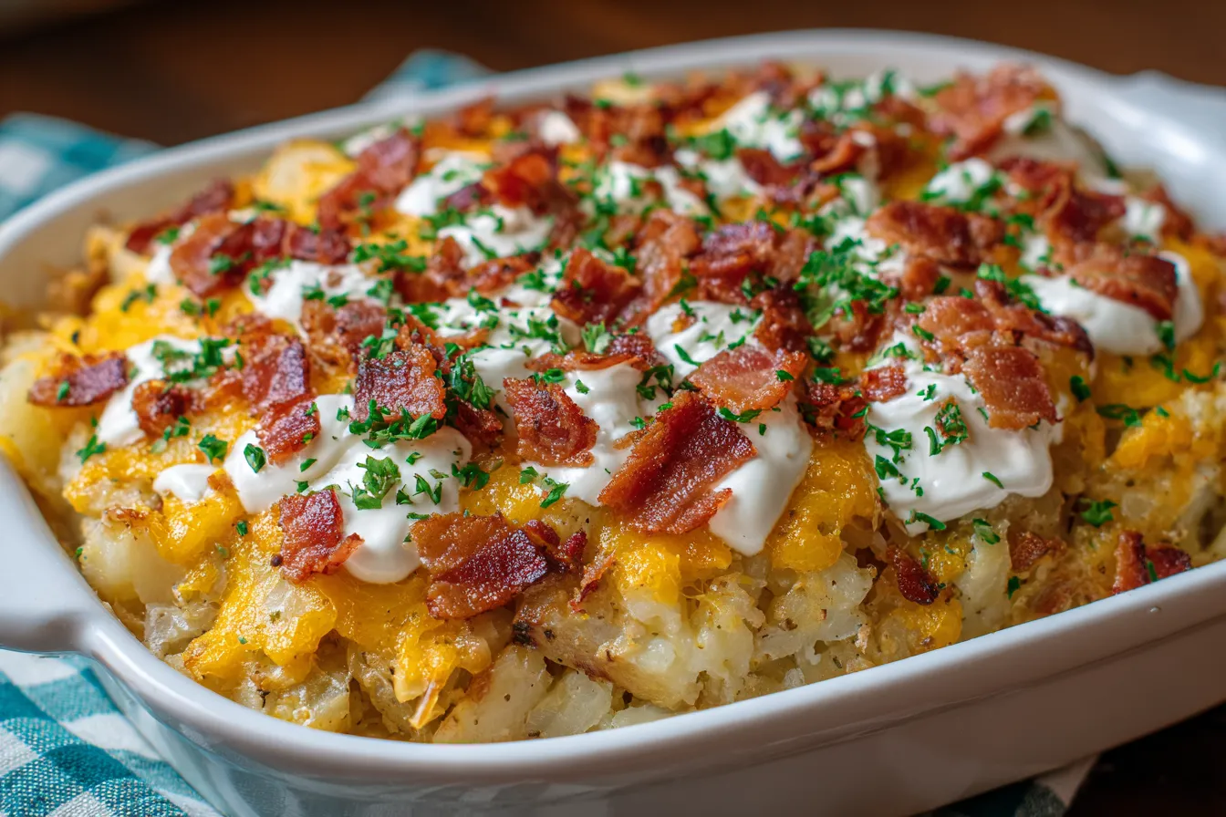 Loaded Baked Potato Casserole Recipe: A Crowd-Pleasing Hit