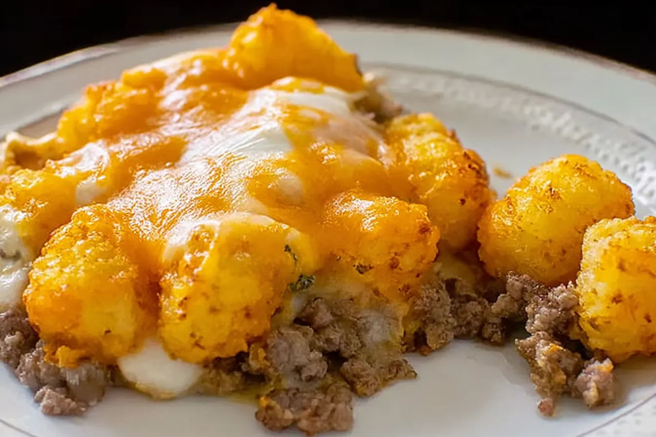 Tater Tot Bake: Deliciously Cheesy and Satisfying Meal
