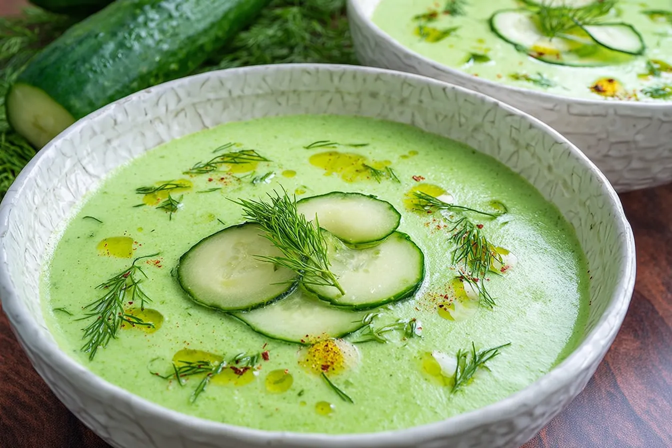 Cold Cucumber Soup: A Delightfully Chilled Summer Treat