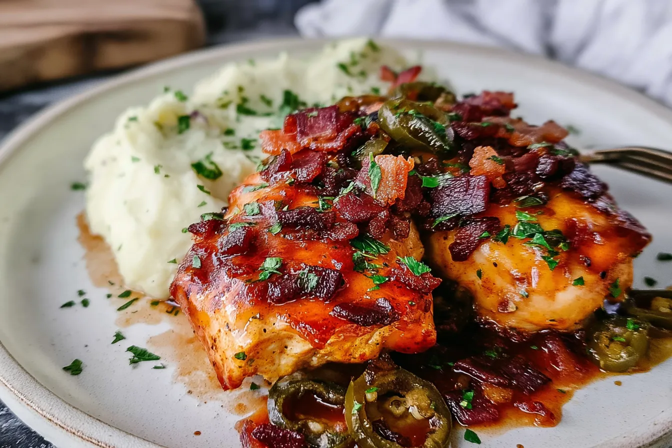 Cowboy BBQ Bacon Cheddar Chicken: Deliciously Satisfying!