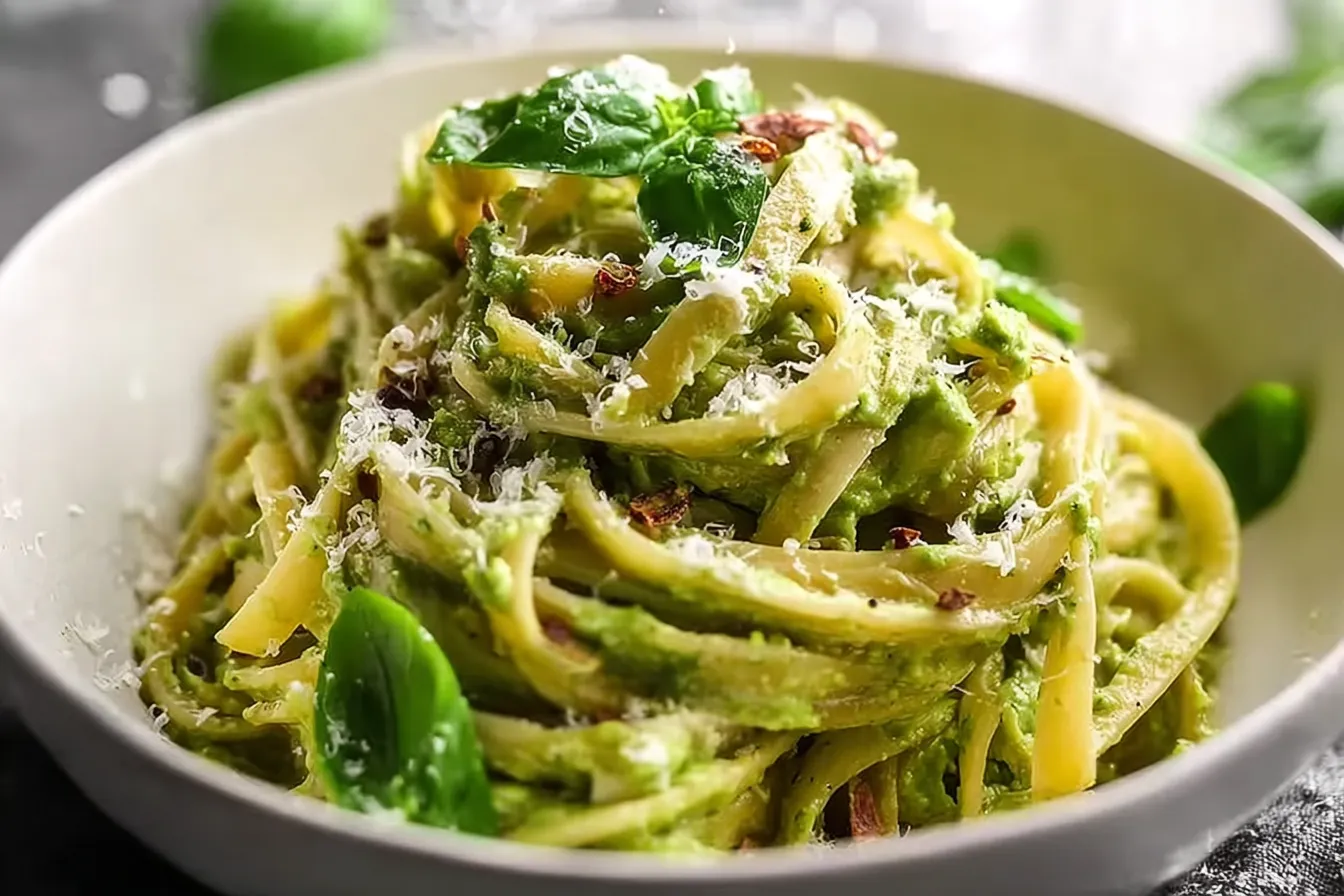 Creamy 15 Minute Avocado Pasta: Whip Up Joy in Just 15 Minutes!
