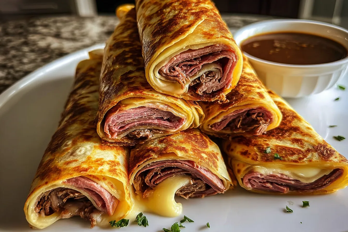 French Dip Tortilla Roll Ups: Tasty Bites for Any Occasion!