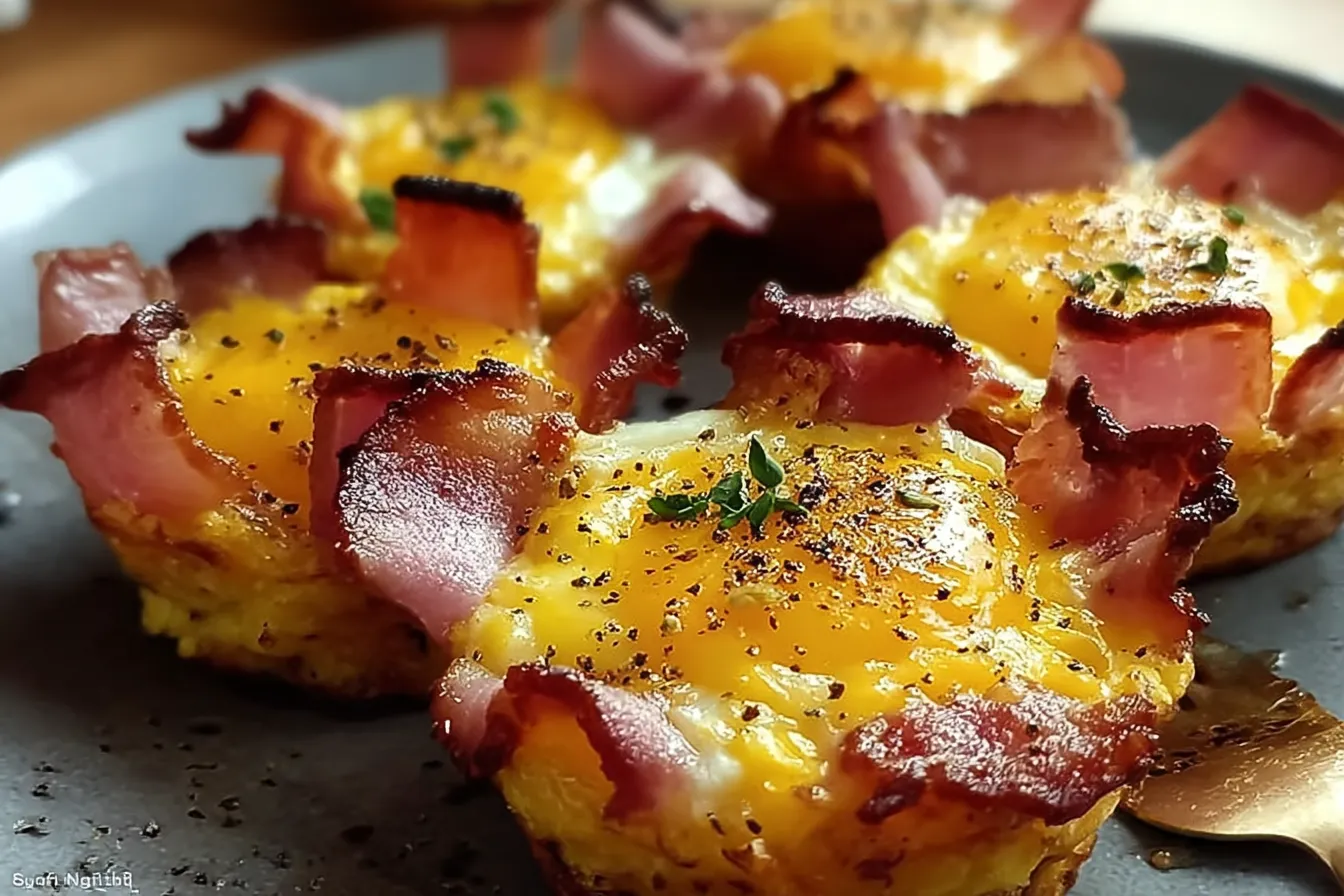 Ham and Eggs Cups: Easy, Tasty, and Nutritious Recipe!