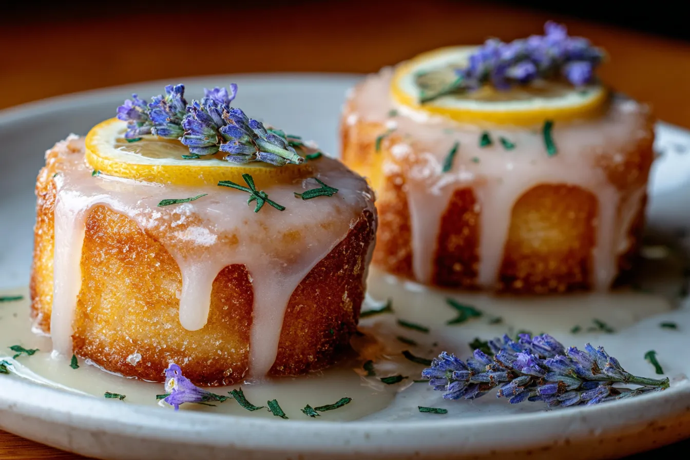 Mini Lemon Cakes With Lavender Glaze: Perfect for Sweet Tooth Lovers