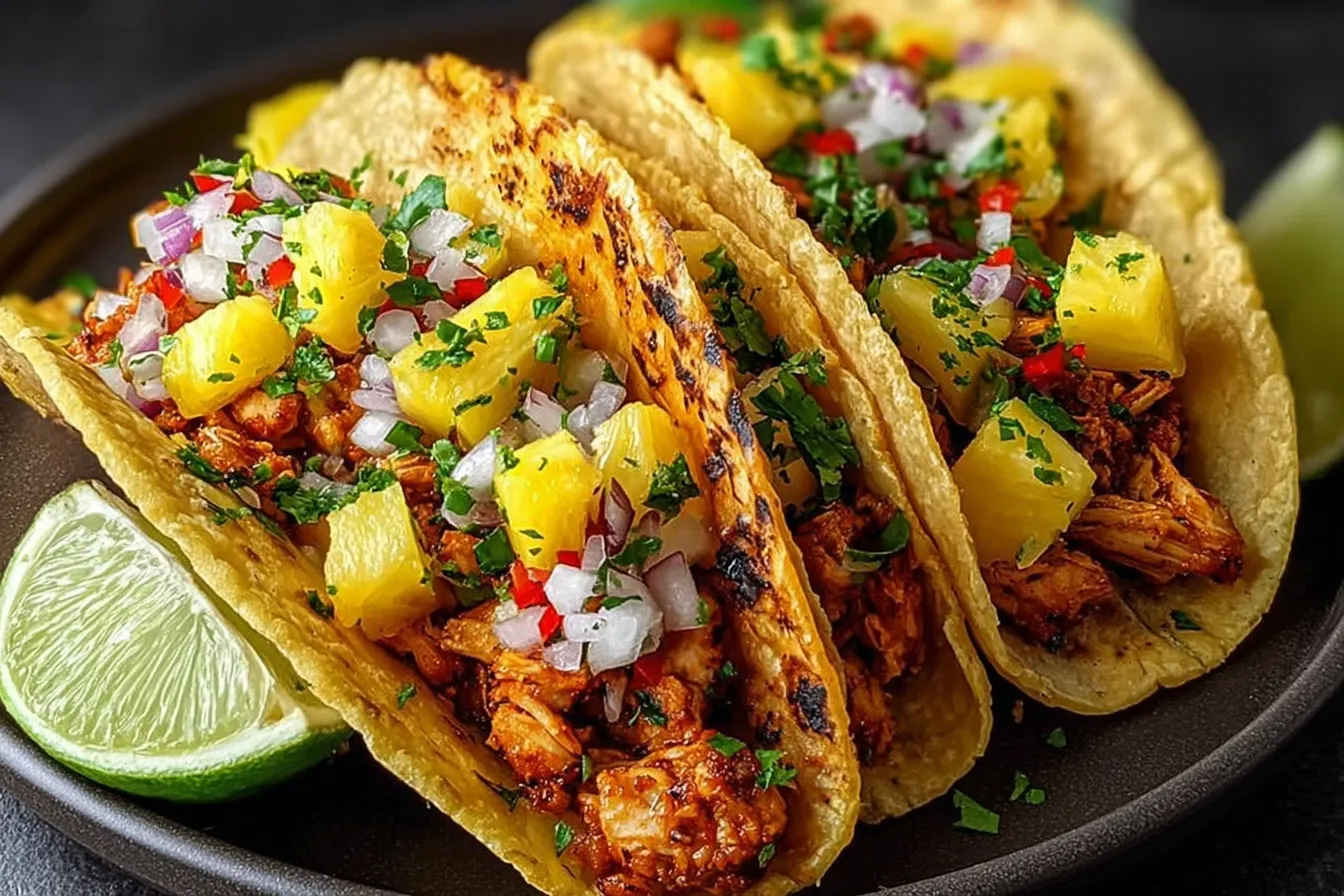 Pineapple Chicken Tacos: A Quick & Tasty Delight for Dinner