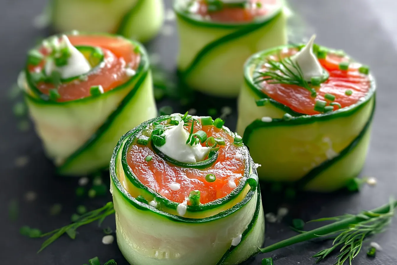 Salmon Cucumber Rolls: Quick, Fresh & Delicious Appetizer Recipe