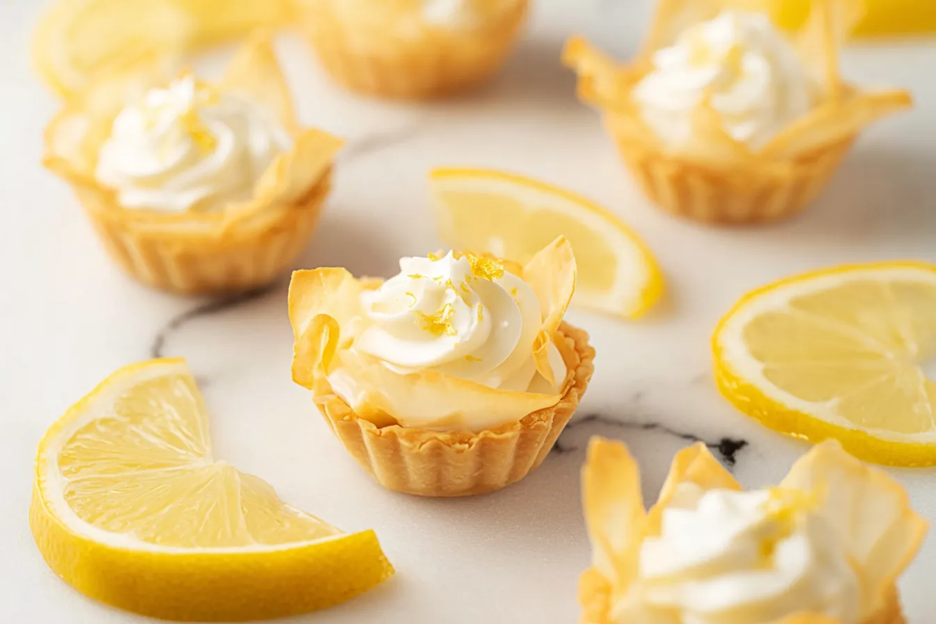 Mini Lemon Tarts with Phyllo Cups: Brighten Your Dessert Table