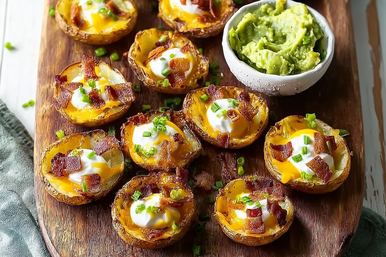 Tasty Mini Potato Skins: A Delicious Bite-Sized Treat