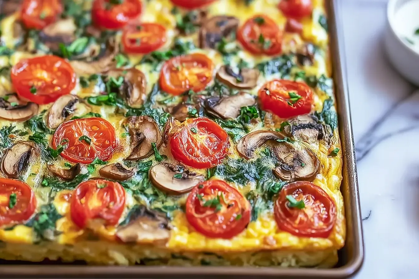 Easy Sheet Pan Frittata Recipe (35-Minutes): Quick and Tasty!