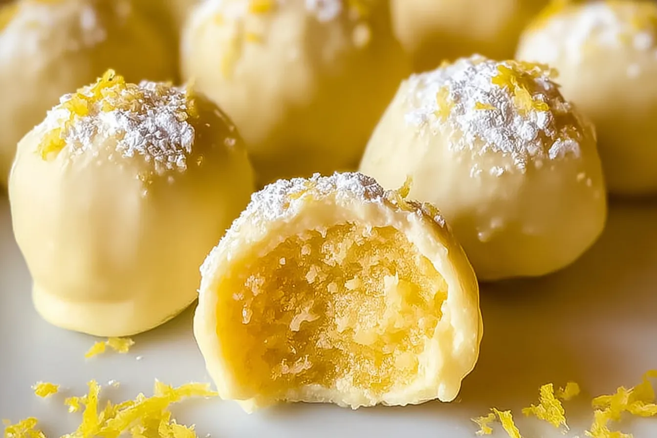 Lemon Truffles: Delightfully Zesty Goodness Awaits!