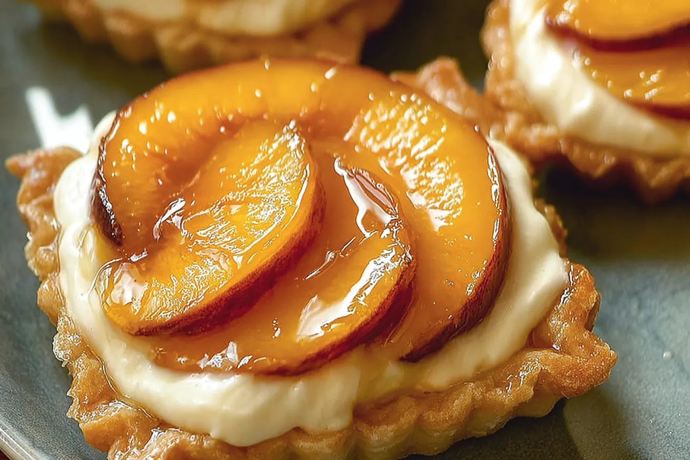 Mini Peach and Cream Cheese Tarts: Effortlessly Delicious Treats